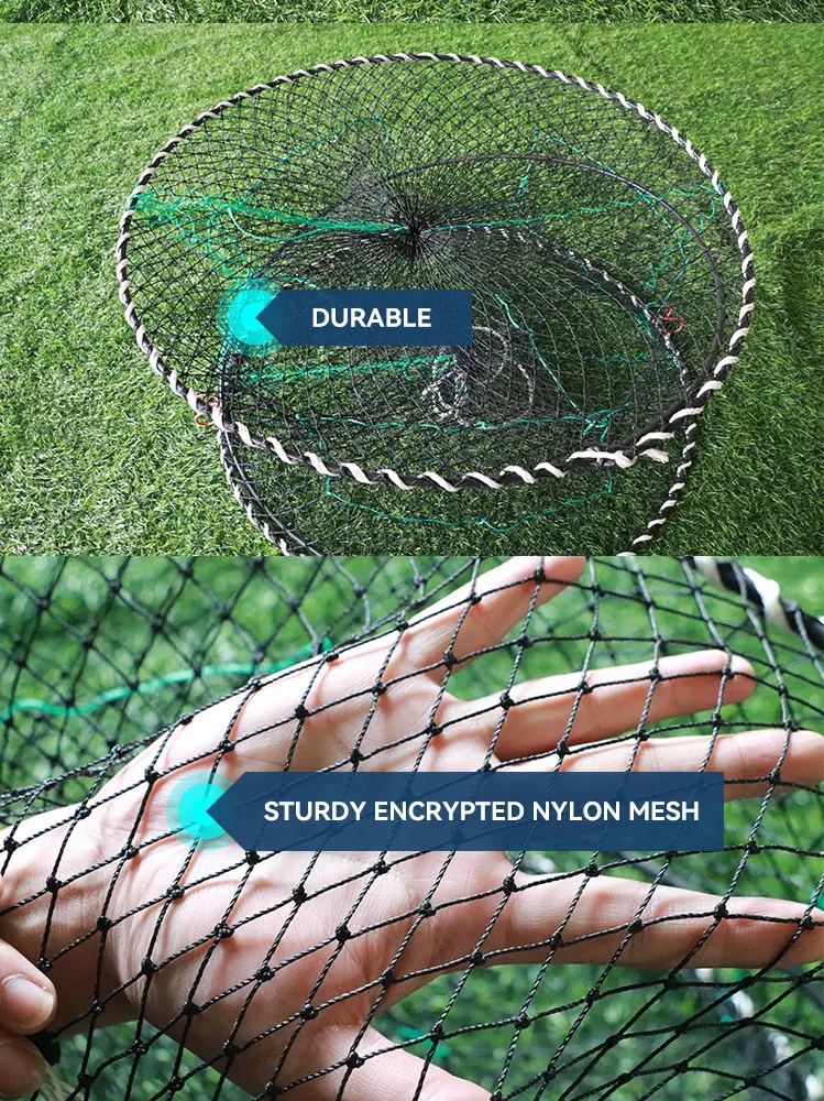 9 Ply Spring Loaded Crab Cage Square Crab Cage - Buy Spring Loaded Crab ...