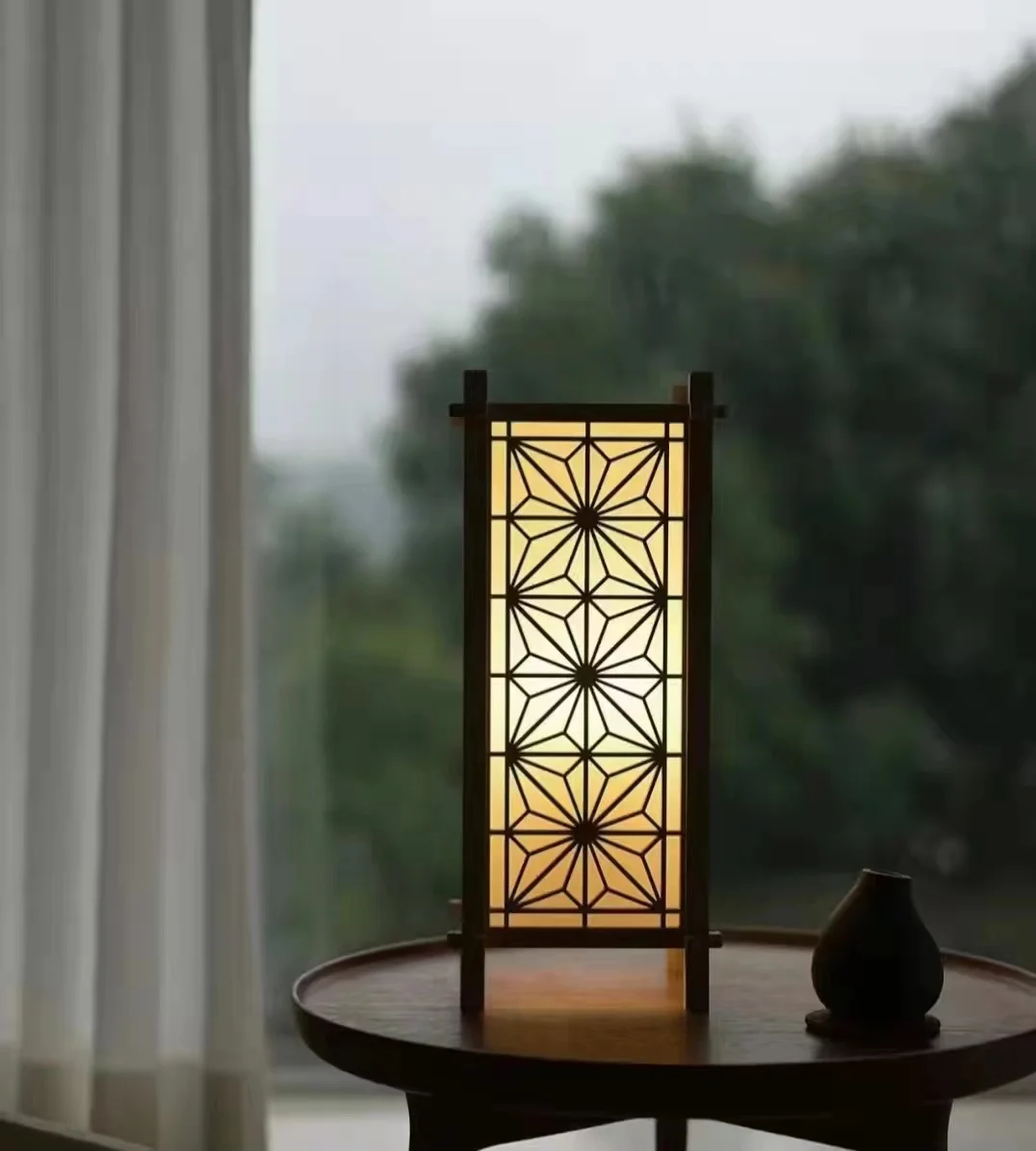 Japanese Wooden Craft Table Lamp - Buy Japanese Craft Lamp,Japanese ...