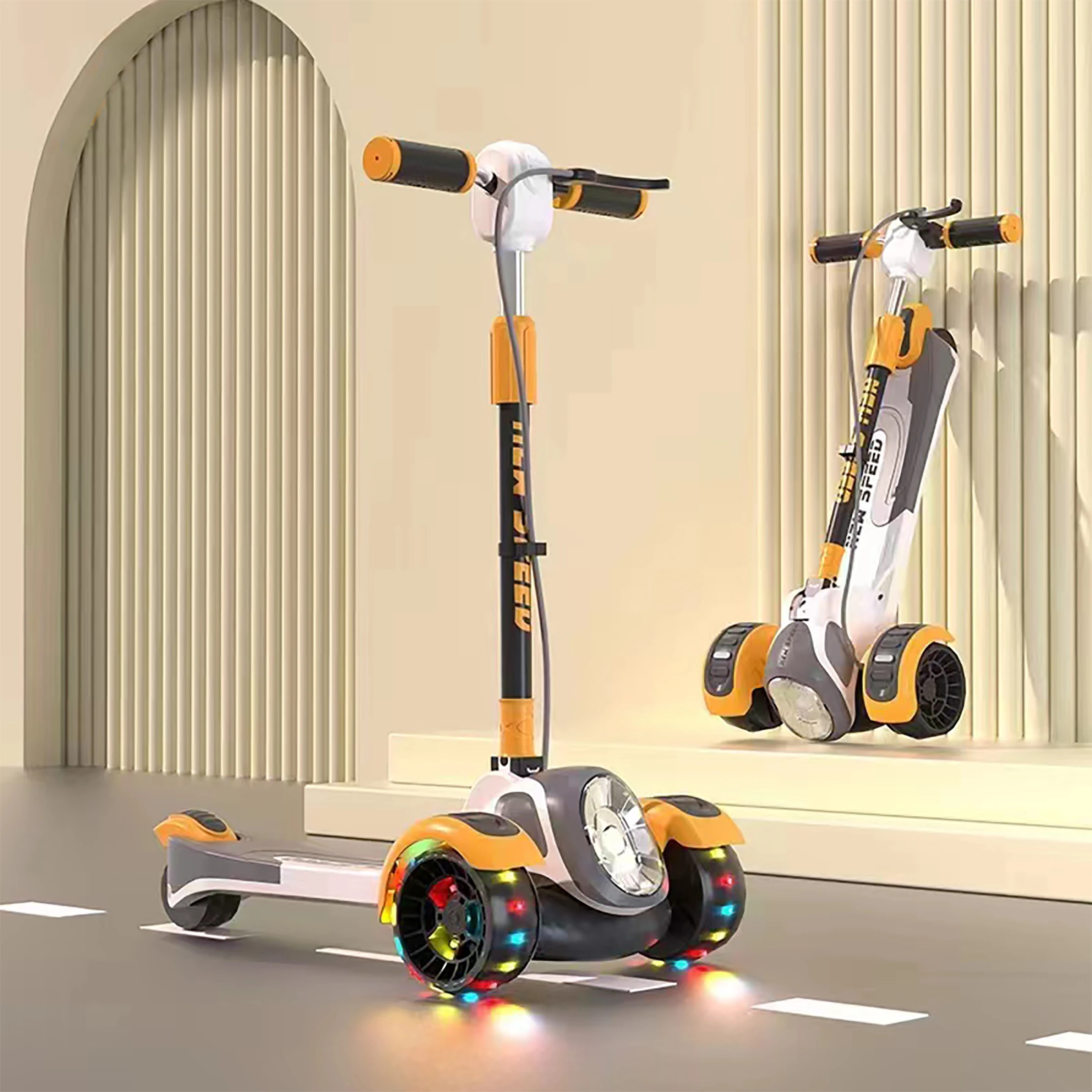 Girls Age 6 Toy Flicker Kick Scooter for Children