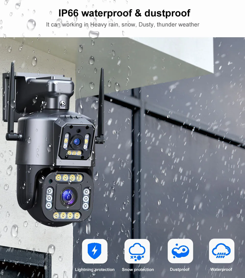 IPC360 Home App Dual Lens Wifi Outdoor Security Camera