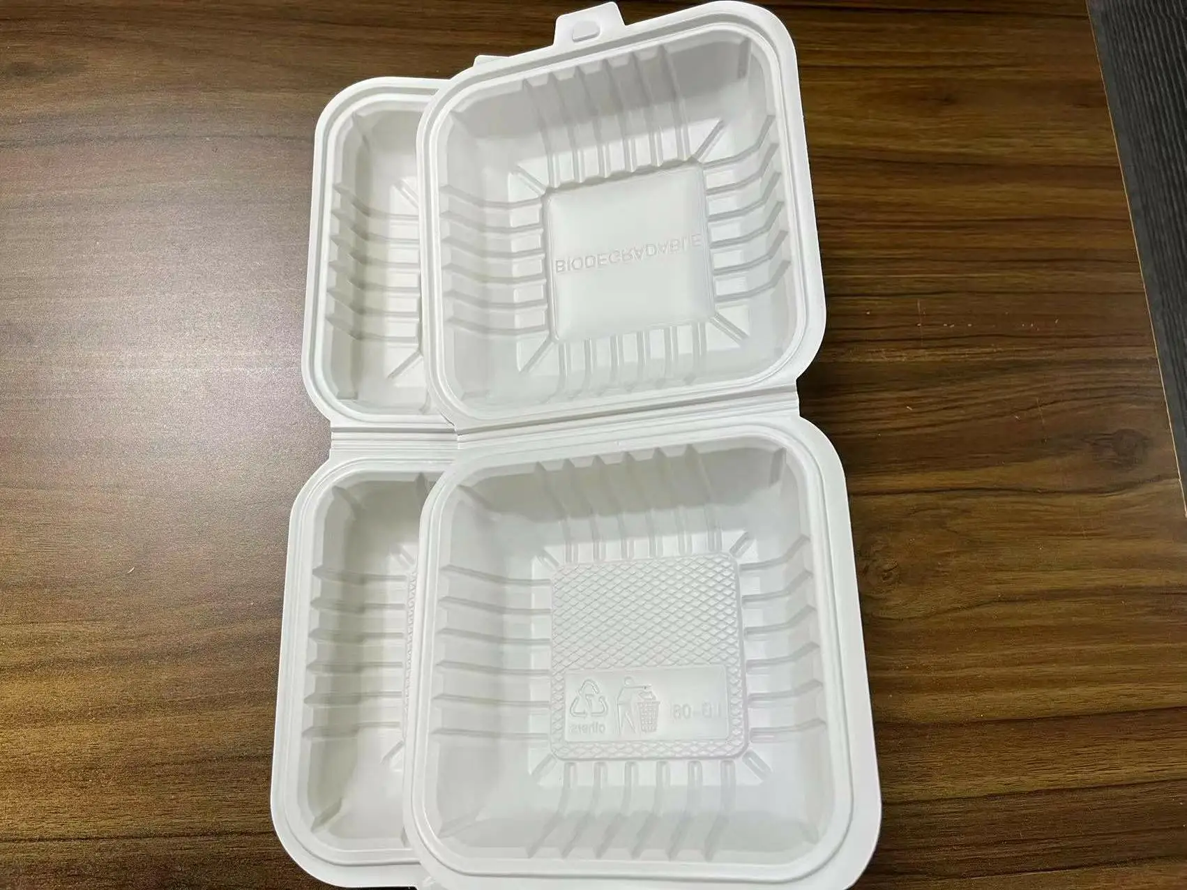 Biodegradable Food Packaging Compostable Food Container Cornstarch 6/8 ...