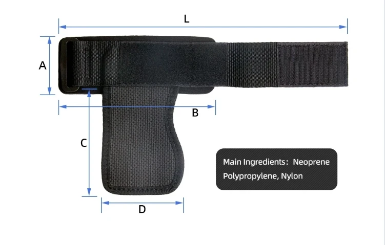 Unisex Wrist Wraps Adjustable Sport Wrist Brace Neoprene Band Sports ...