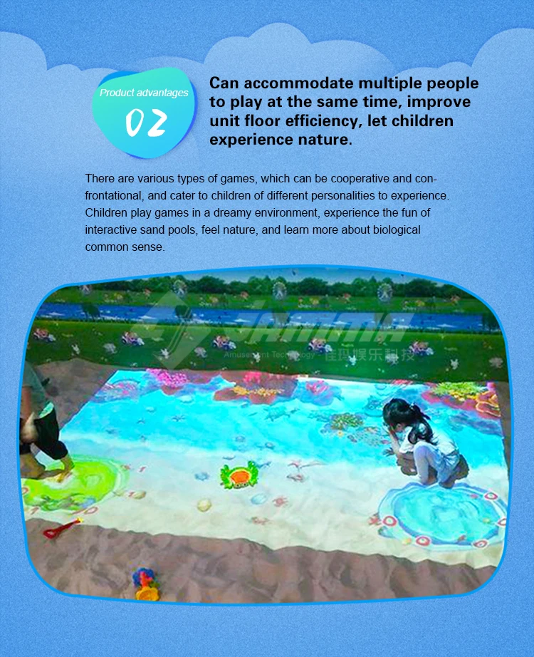 Prodotto Interattivo in 3d - Magic Sand Interactive Floor Projection System