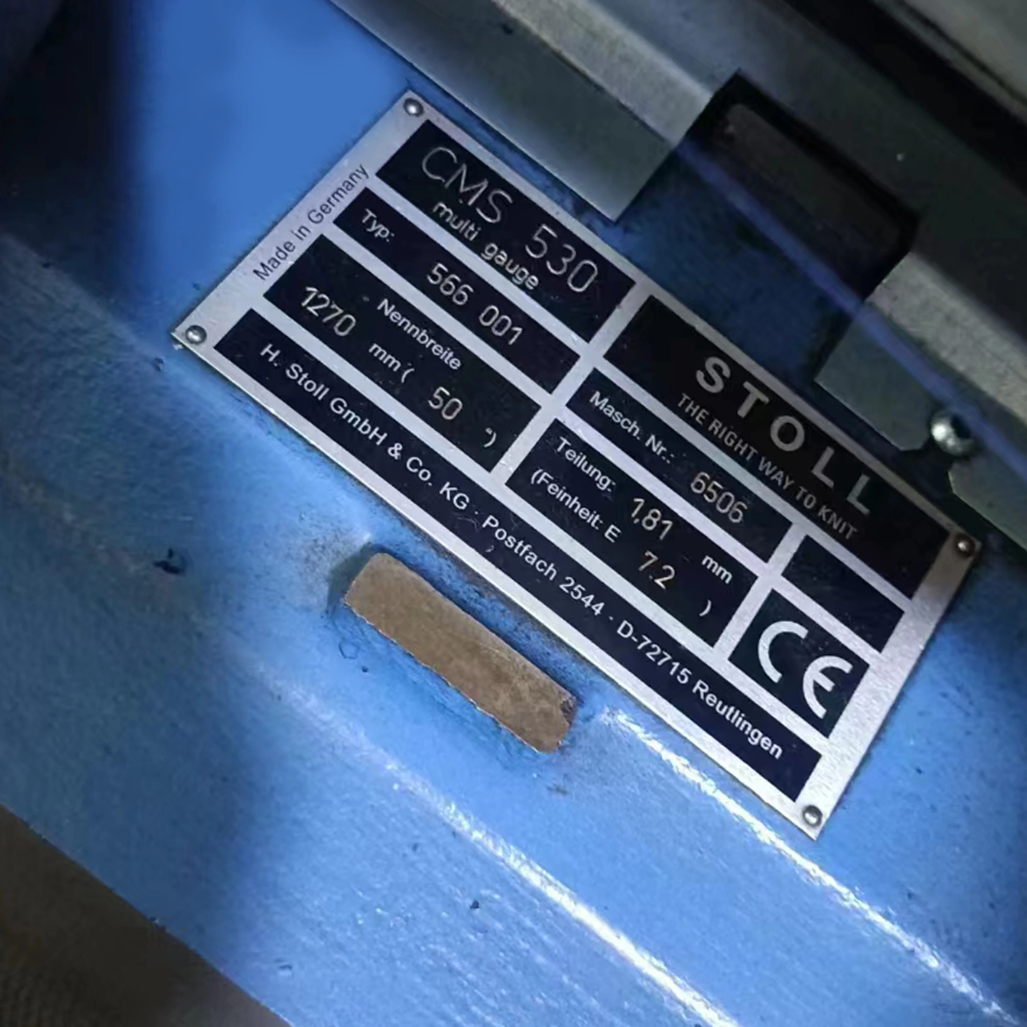 Stoll Flat Knitting Machine - High Quality & Productivity