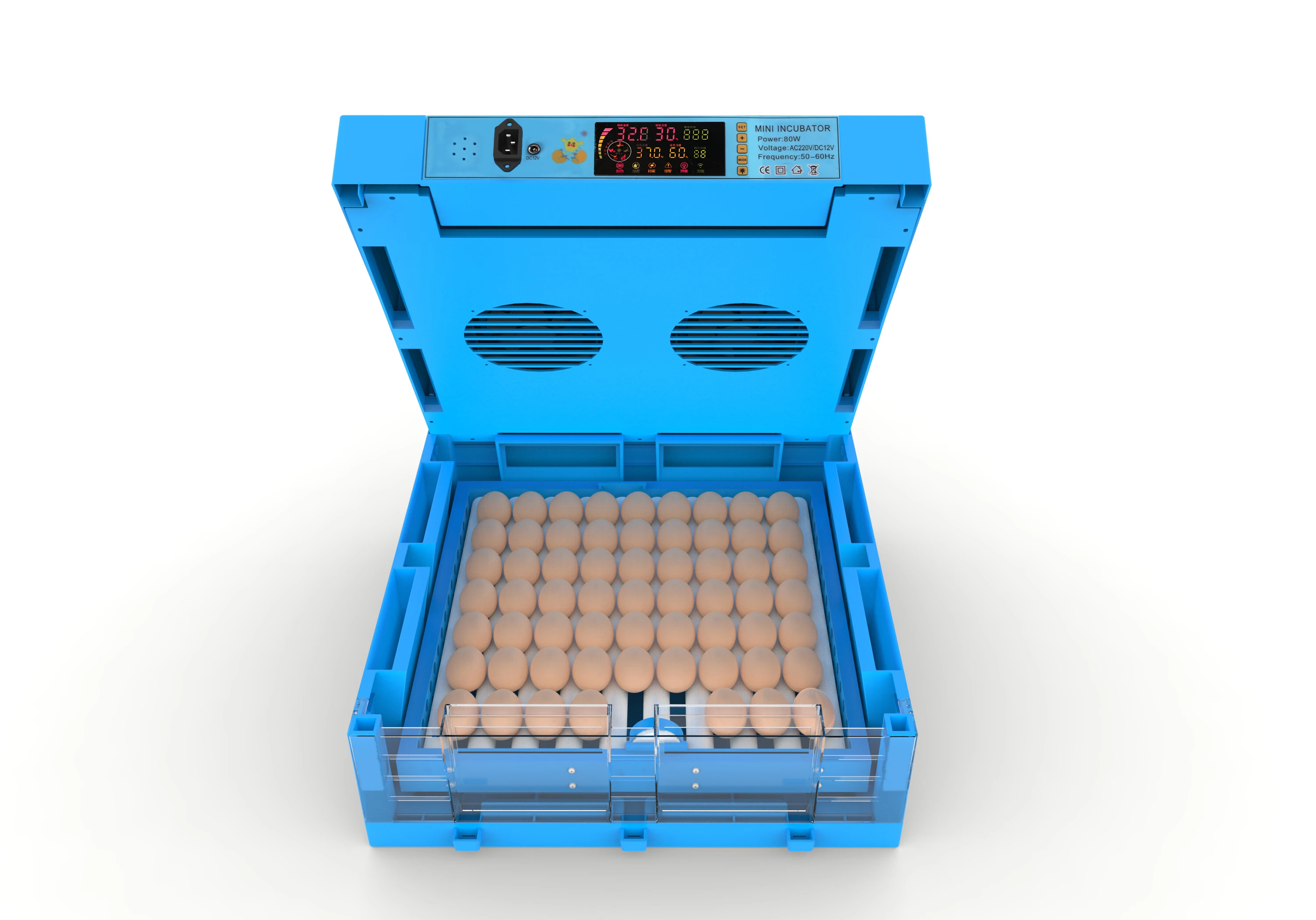 Mini 250 Eggs Incubator - High Hatching Rate & Automatic Turning