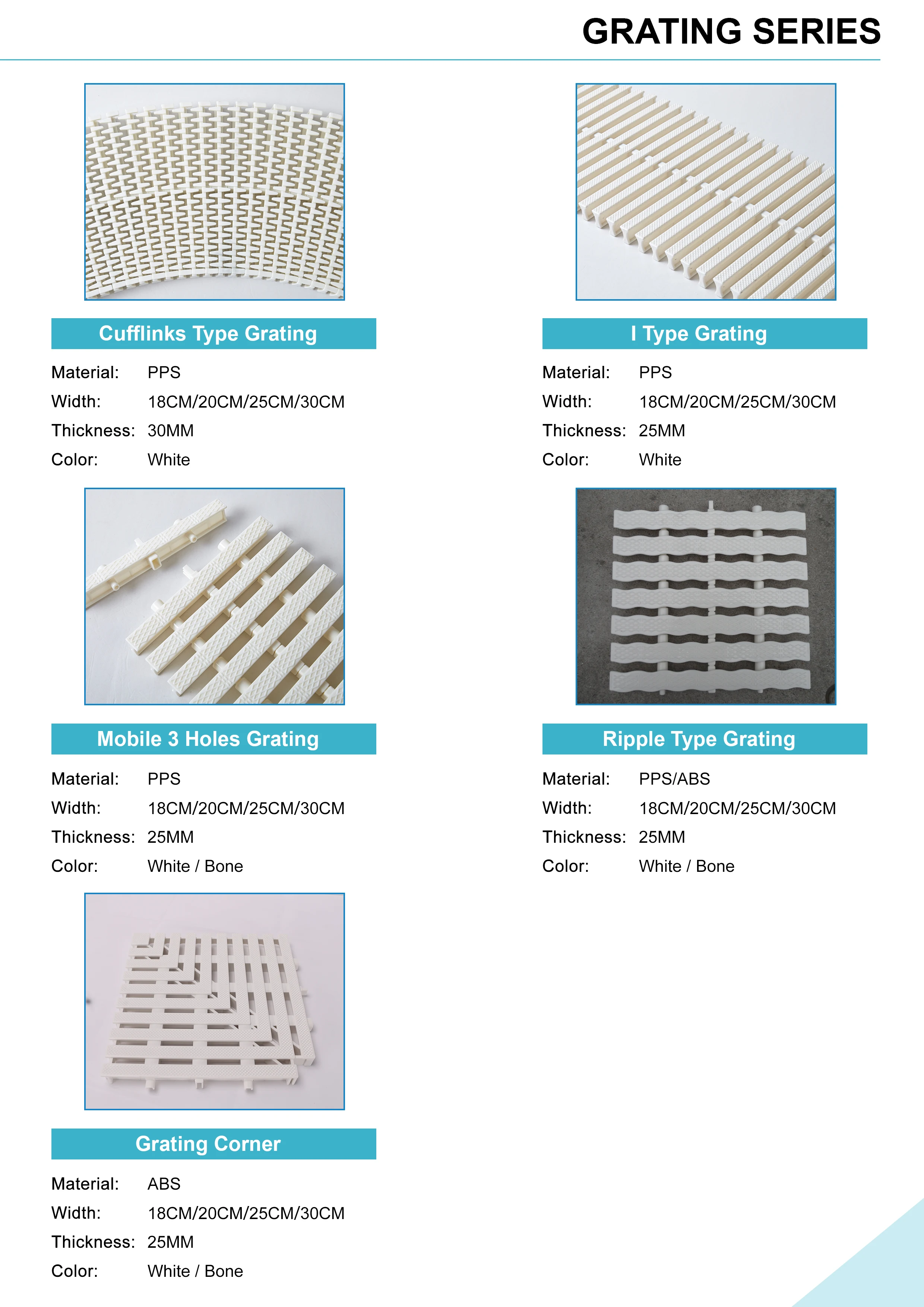 Wholesale Swimming Pool Gutter Grating PVC Floor Drain Cover