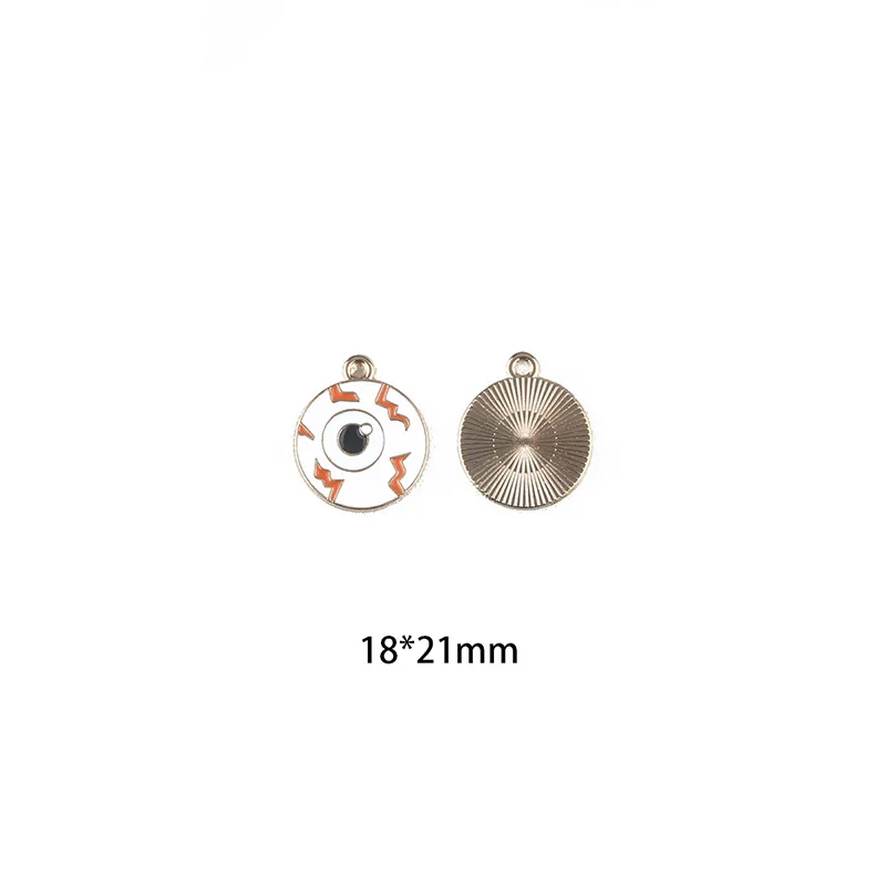 100pcs Halloween Mummy Grimace Alloy Charms Pendants For Earring ...