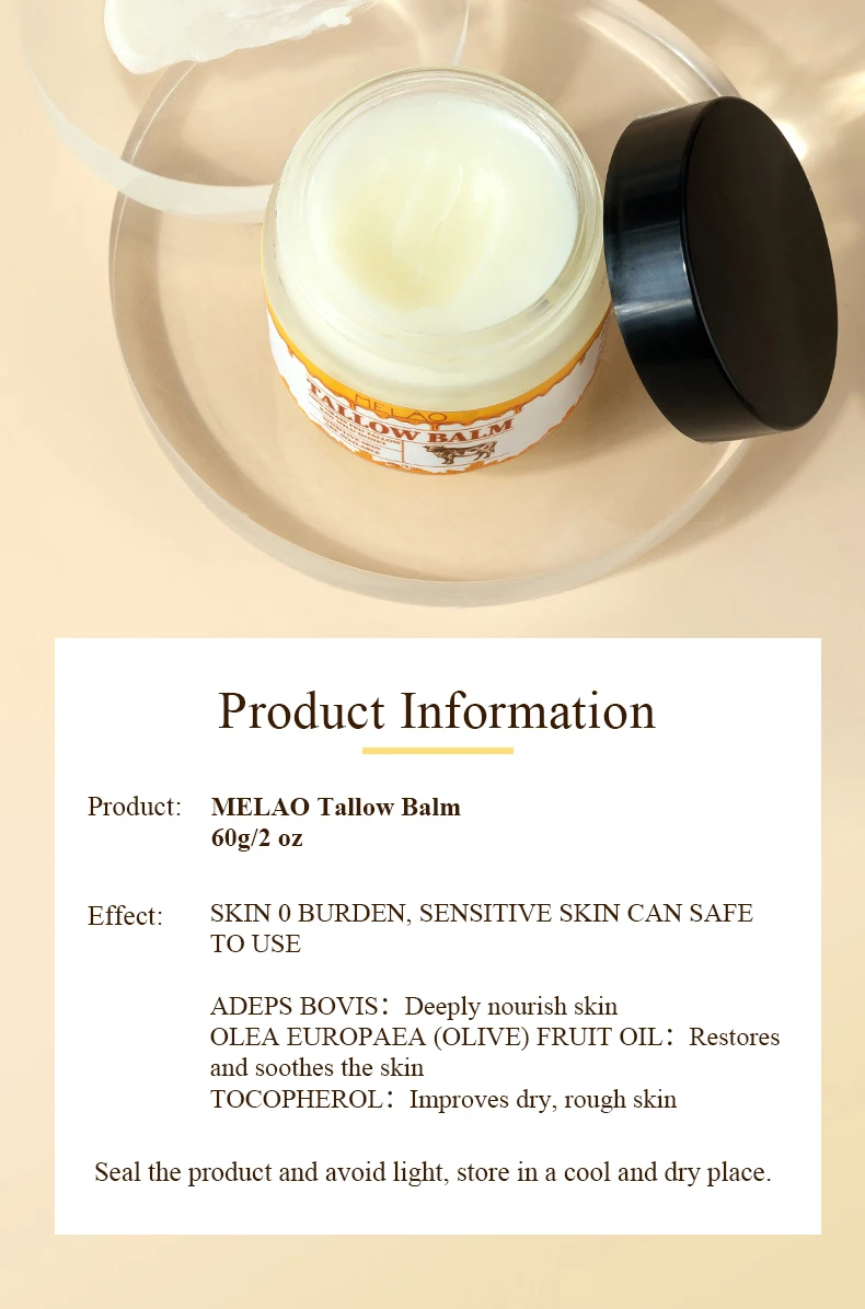 Tallow Balm Skin Care - Private Label & Custom Ingredients