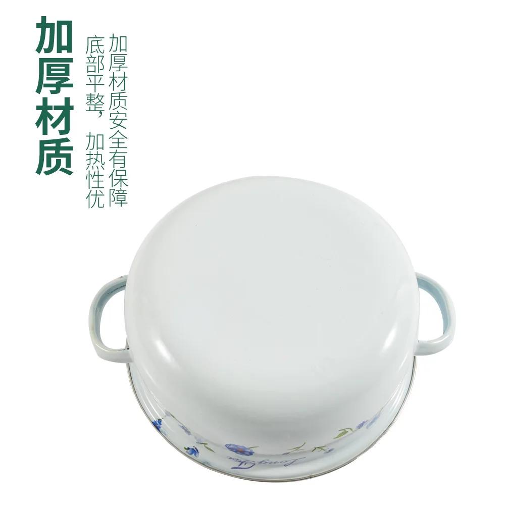 High Quality 7pcs Enamel Lid Carbon Steel Kitchenware Cookware ...