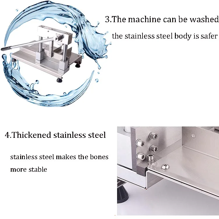 Manual Frozen Meat Bone Saw Cutting Chopping Cutter Machine Leg Cutter ...