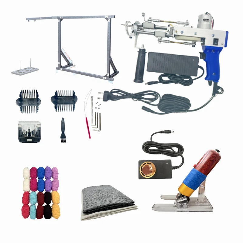 2024 Latest Tufting Gun Tufting Frame Trimmer Yarn Tufting Cloth Set ...