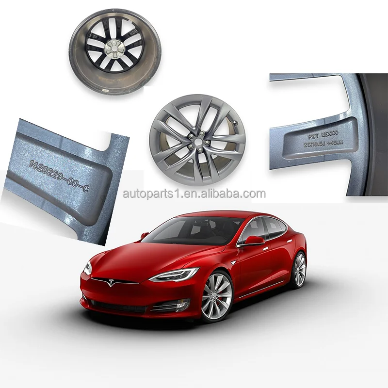 Ready Stock For Tesla Model S 21 Inch Wheels Oem 21x10.5 Rim 1420229-00 ...
