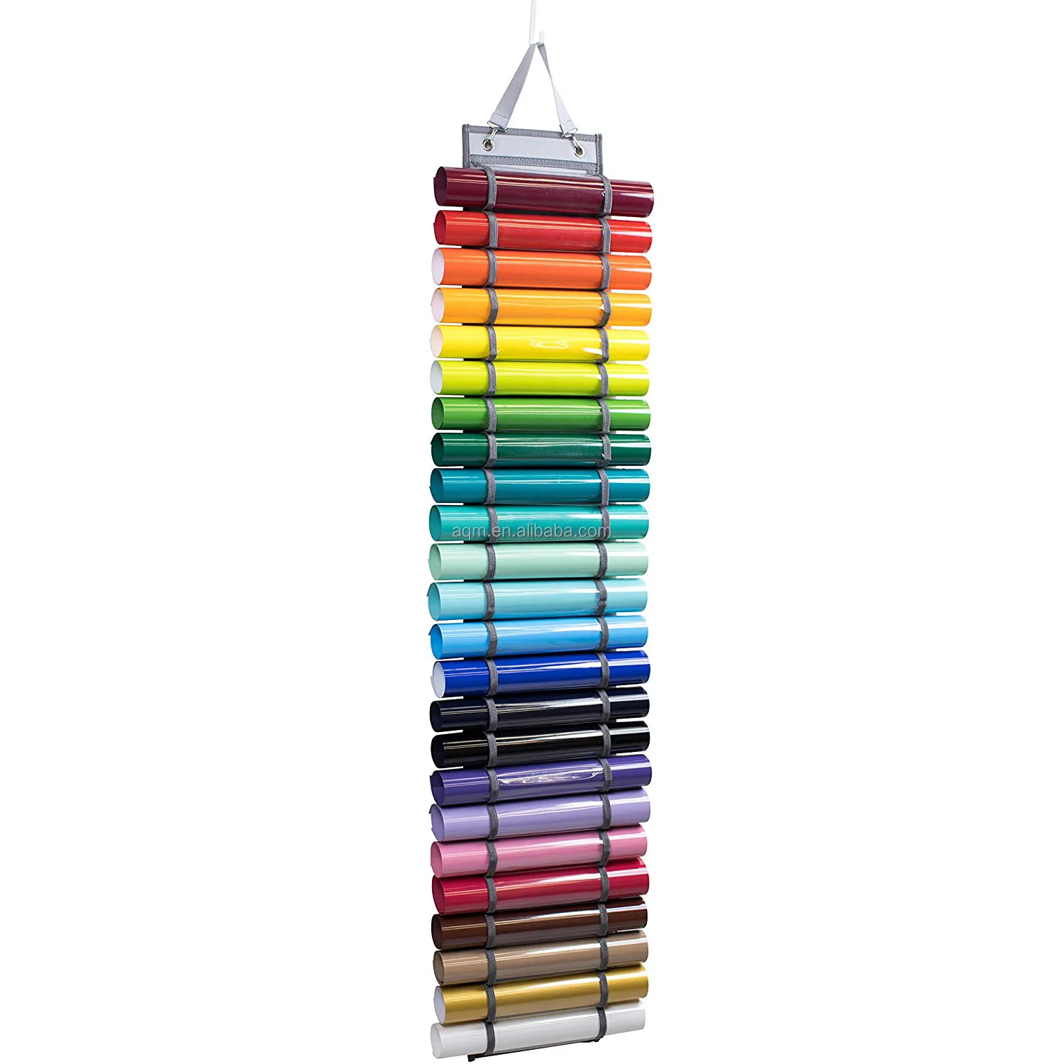 Aqm Vinyl Roll Organizer 12 Roll-light Grey Engraved Heat Transfer Film ...