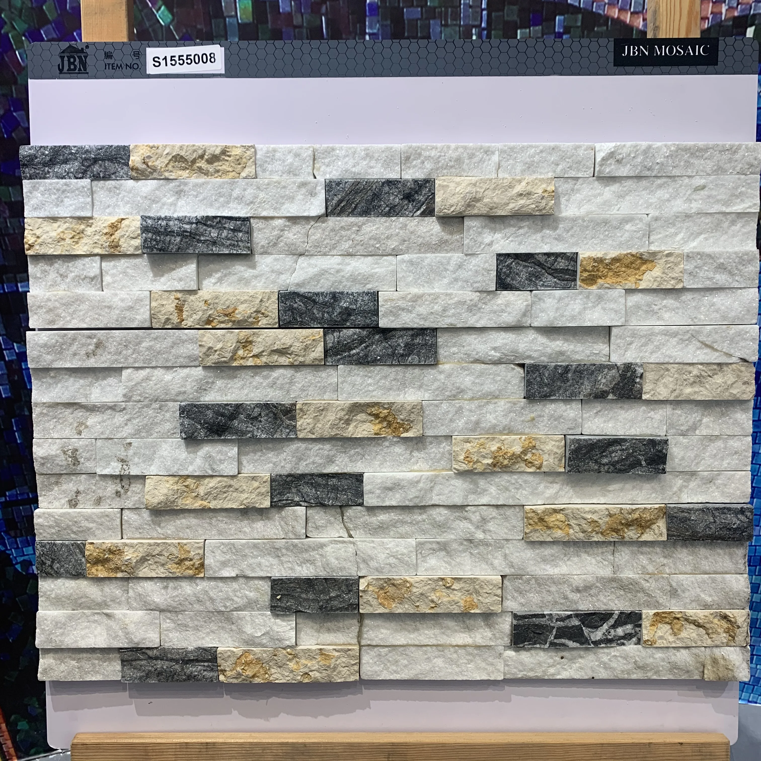 150x600 External Culture Stone Mosaic Tiles for Garden Walls