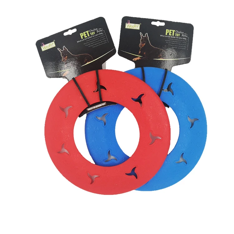 Pet Training Rubber Flying Disk Interactive Toys Floating Water Dog ...