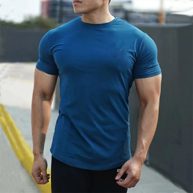Training Exercise Workout Athletic T-shirt Men Lightweight Quick Dry ...