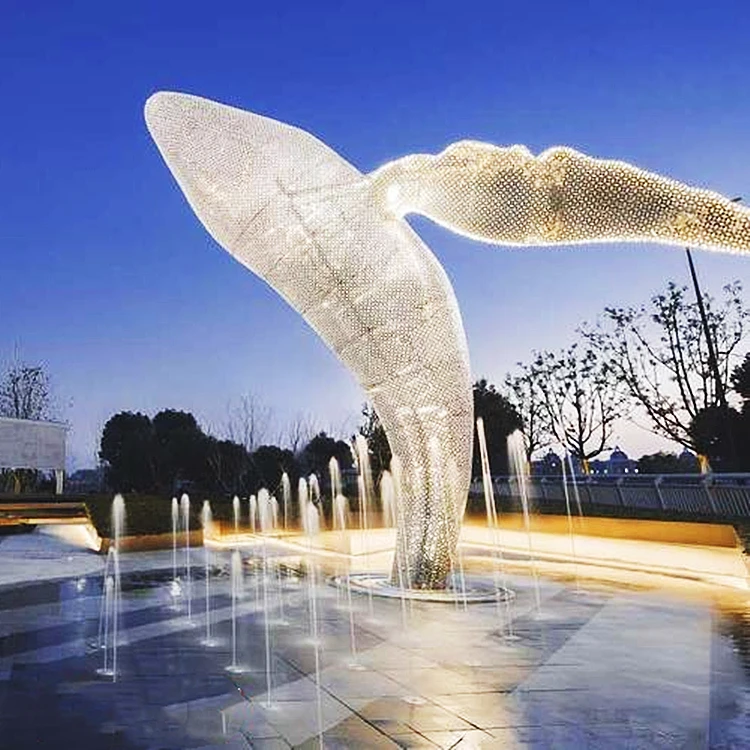 Hollow Dolphin Steels Sculptures Porpoise Metal Statue Delphinidae ...