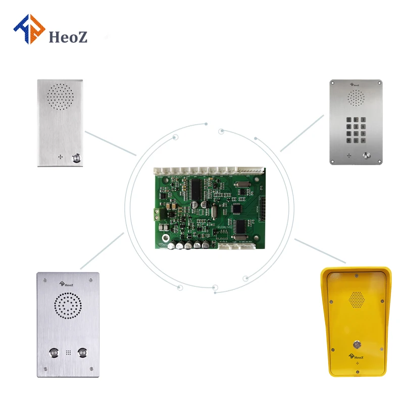 Heoz 2g,3g,4g Circuit Board Pcb Elevator Intercom Main Board Oem ...