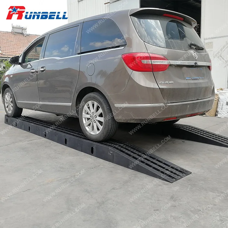 15ft Long Car Ramp Wheel Protector Tire Saver Ramps Car Lift Ramp Set ...