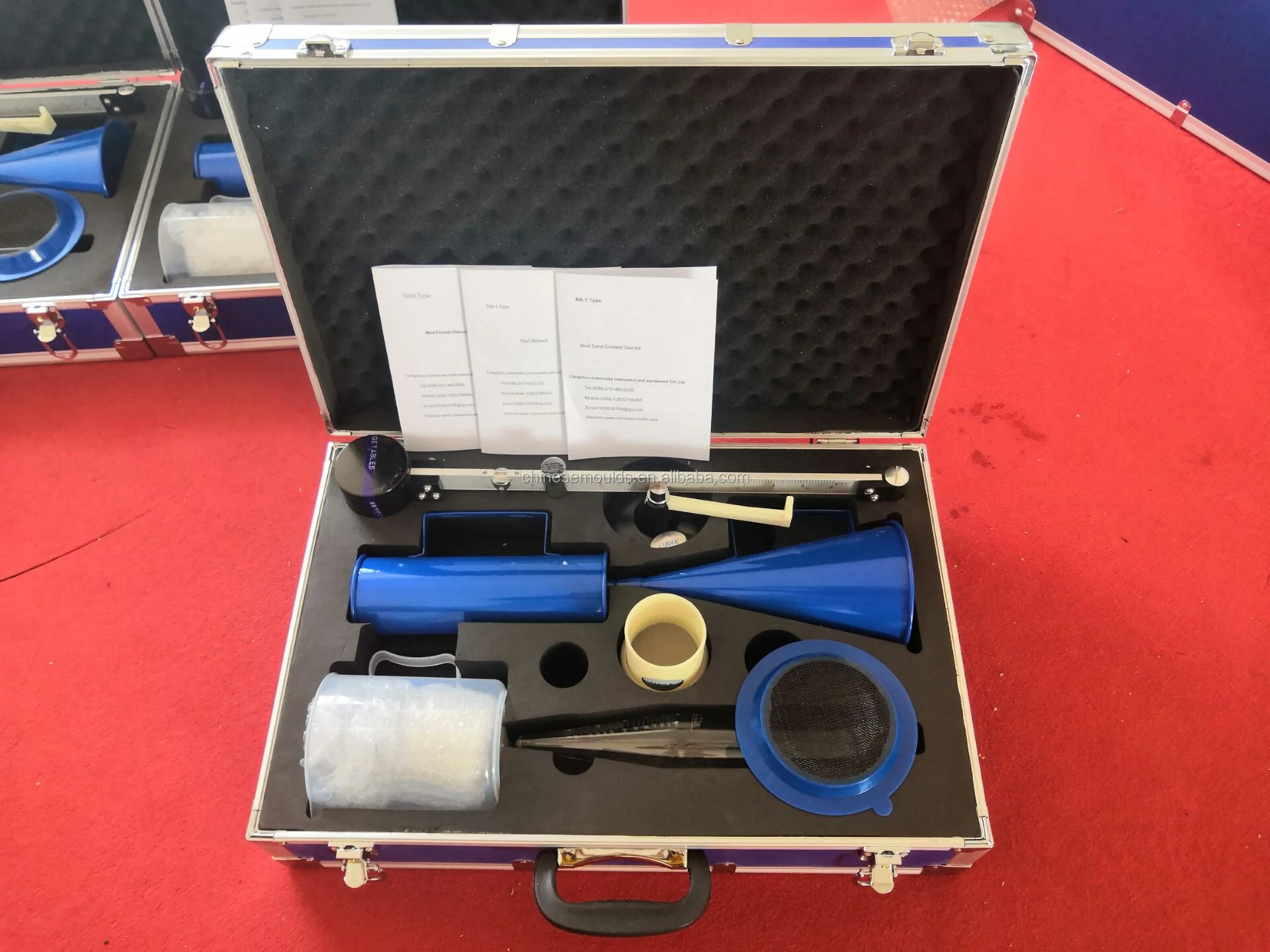 Portable Slurry Test Box (3-piece) Bentonite Mud Three-piece Tester Set ...