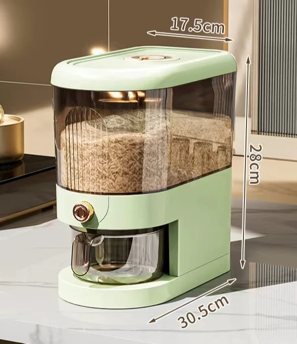 Moisture-proof sealed Rice Jar with Storage Box to Store Grain Rice Box ...