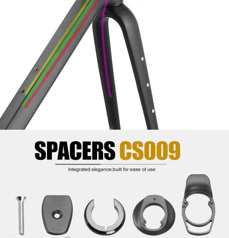 T1100 Toray Carbon Fiber Gravel Bike Frame - Lightweight & Durable