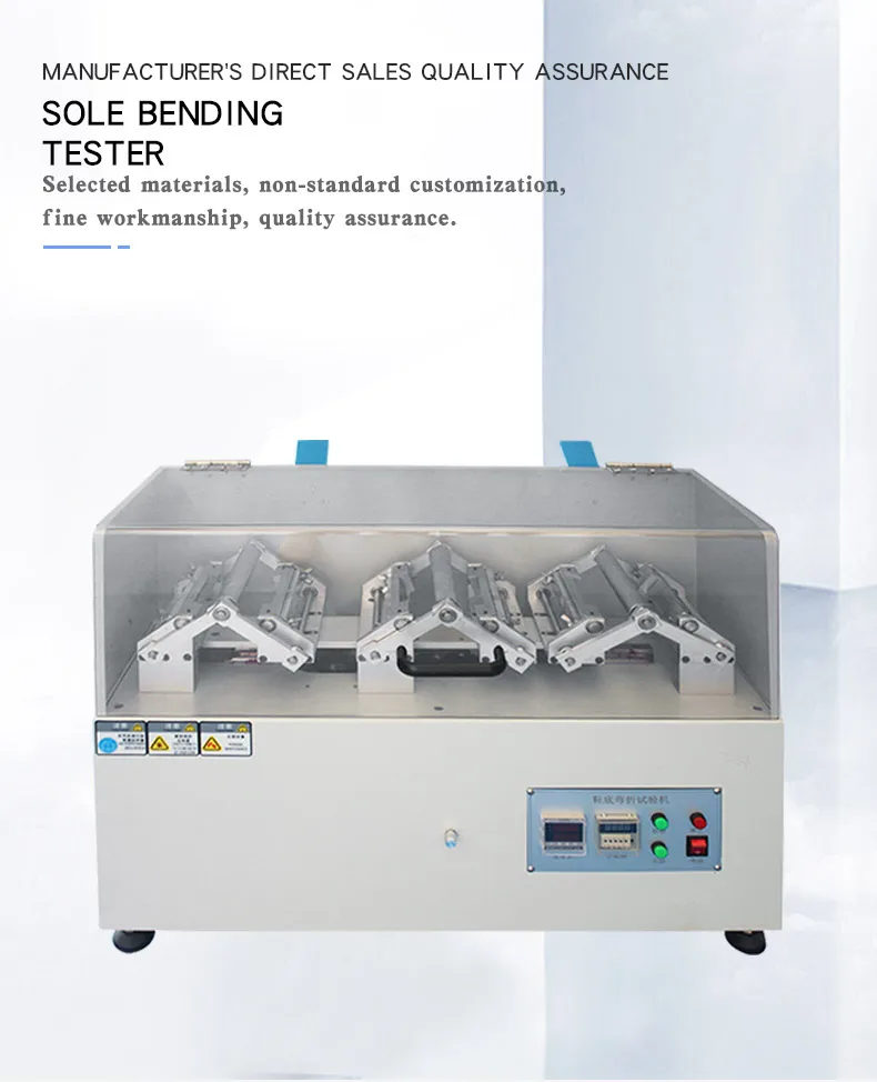 Hong Jin Finished Shoe Bending Resistance Testing Machine Sole Repeated ...
