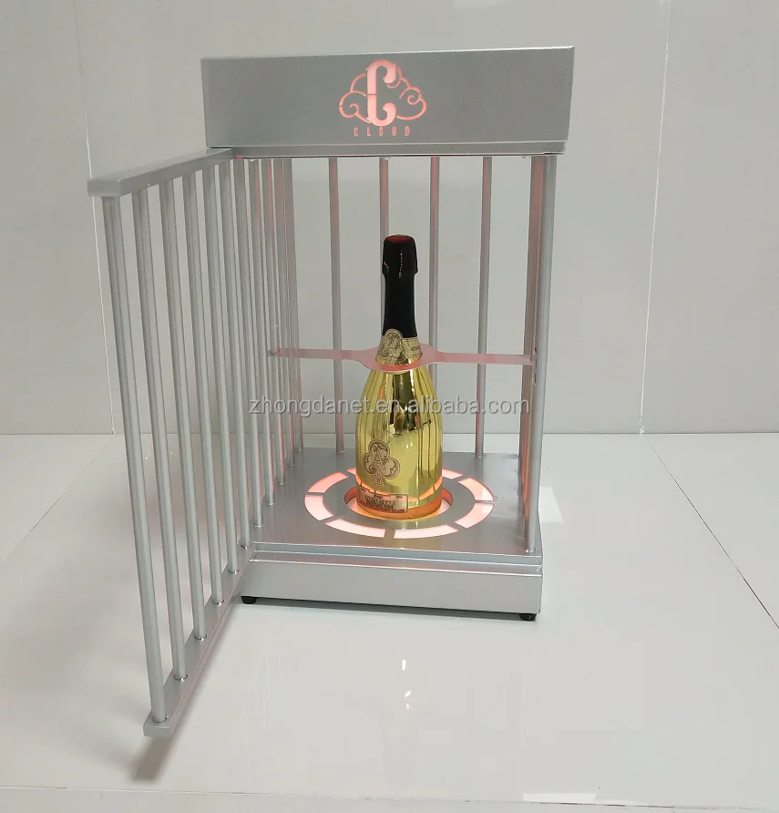 Free Logo Supported LED Bottle Presenter Display Rack for Night Clubs ...