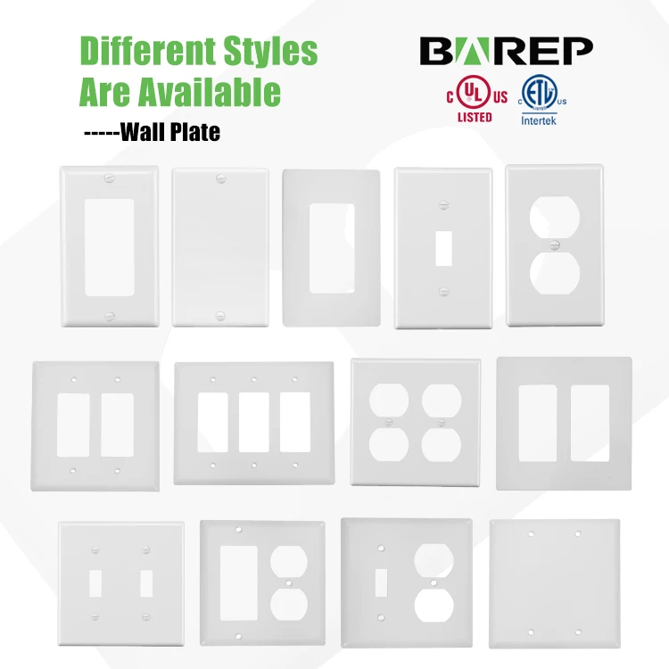 Screwless Cover Plate Wall Socket - UL Listed & Easy Install