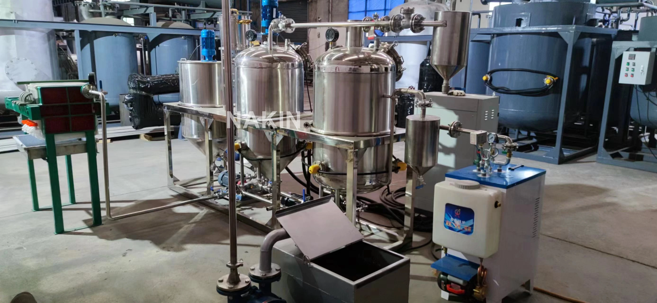 Small Cooking Oil Refining Unit Edible Oil Refinery Equipment/cooking ...