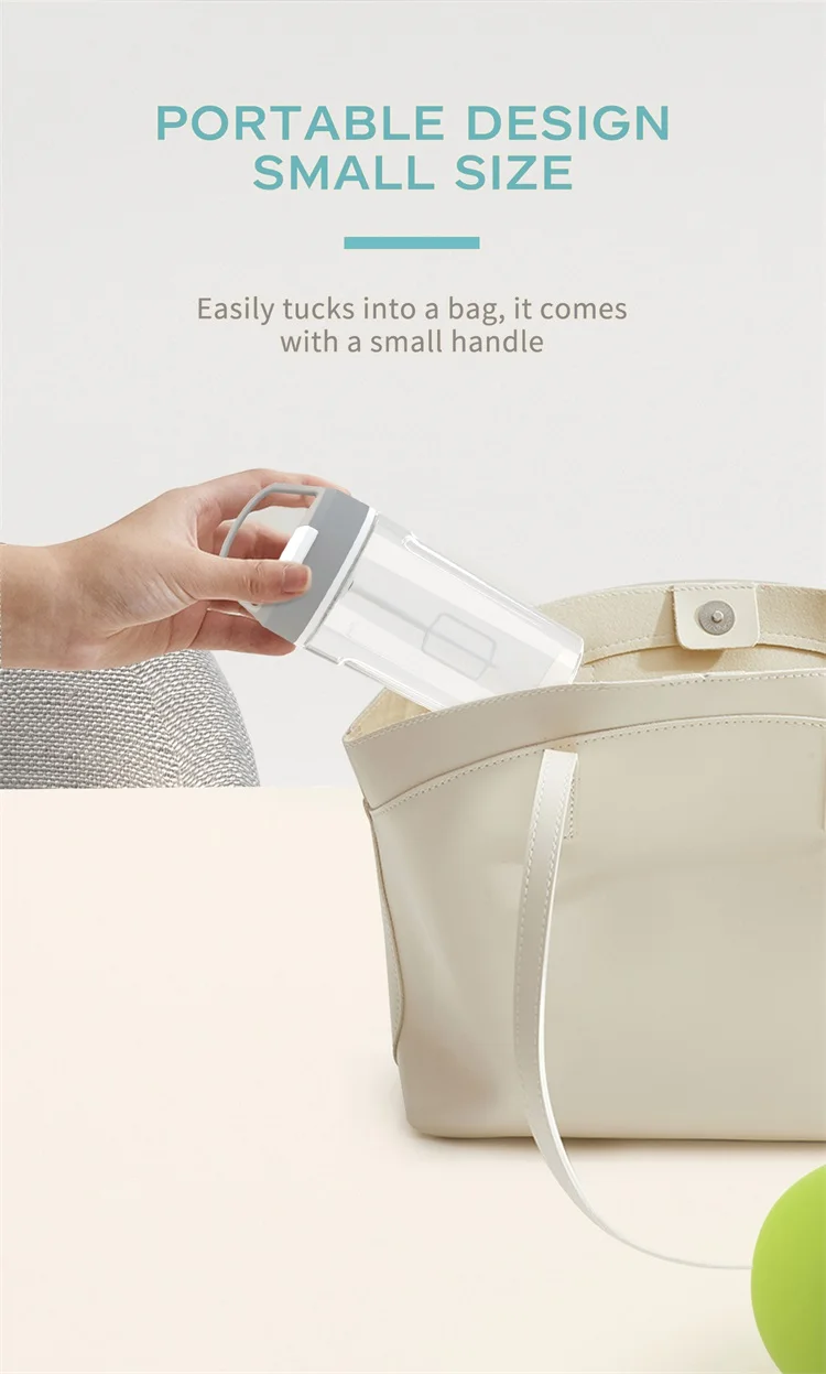 Portable Mixer Cup USB Rechargeable Shaker Cups Bottled Protein Shake ...