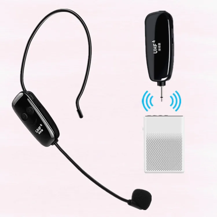 Uhf Headset With Mic For Teaching Wireless Microphone Headset And ...