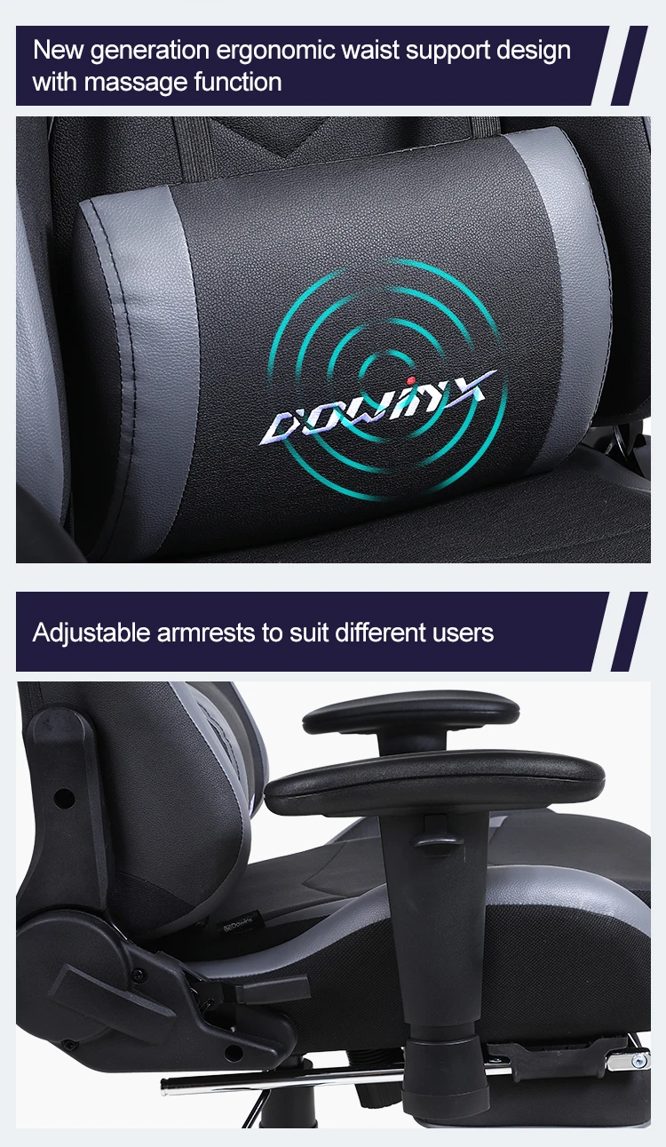 High Back Ergonomic Comfortable Luxury Gaming Chair Rocker Gaming Chair ...