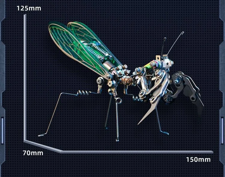 Diy Mechanical Insects Phantom Mantis Brain Teasers Jigsaw Toy Building ...