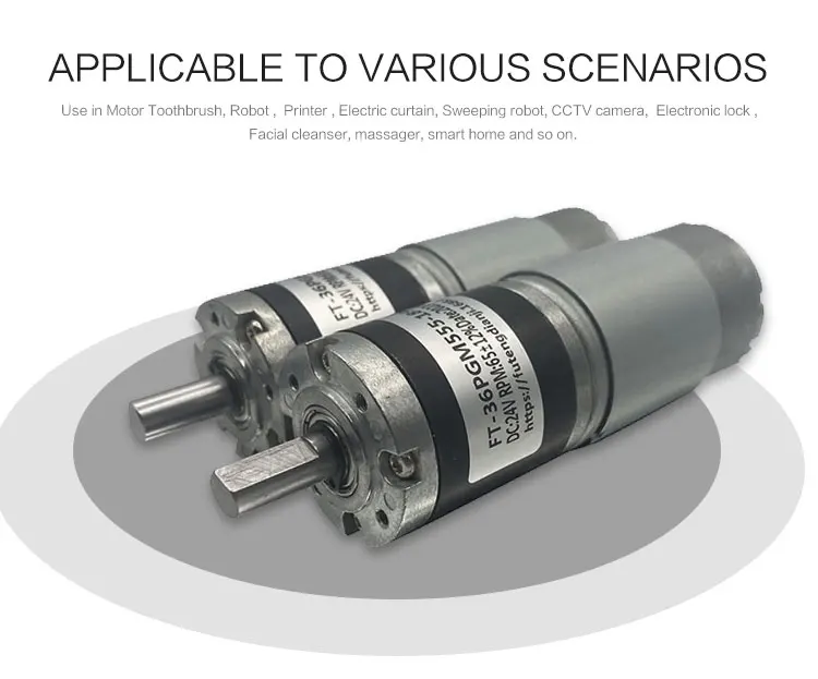 12v24v Planetary Gear Dc Low-speed Motor Long Life Ultra-high Torque ...