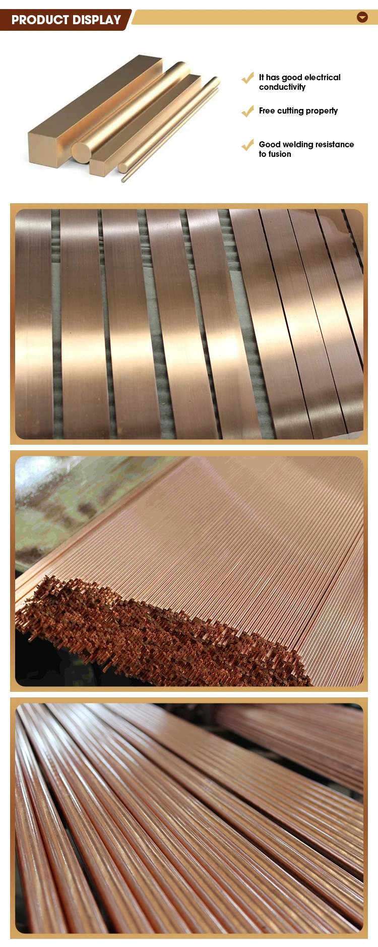 Thermal Conductivity Corrosion Resistant Copper Grade C14700 Copper ...