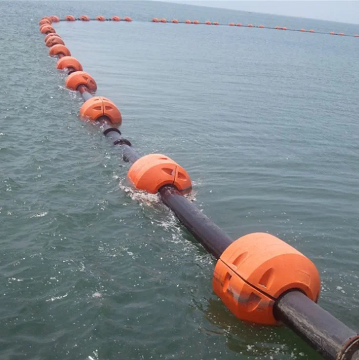 PE Polyethylene Rotomoulded Floating Trash Barrier Pipe Buoy