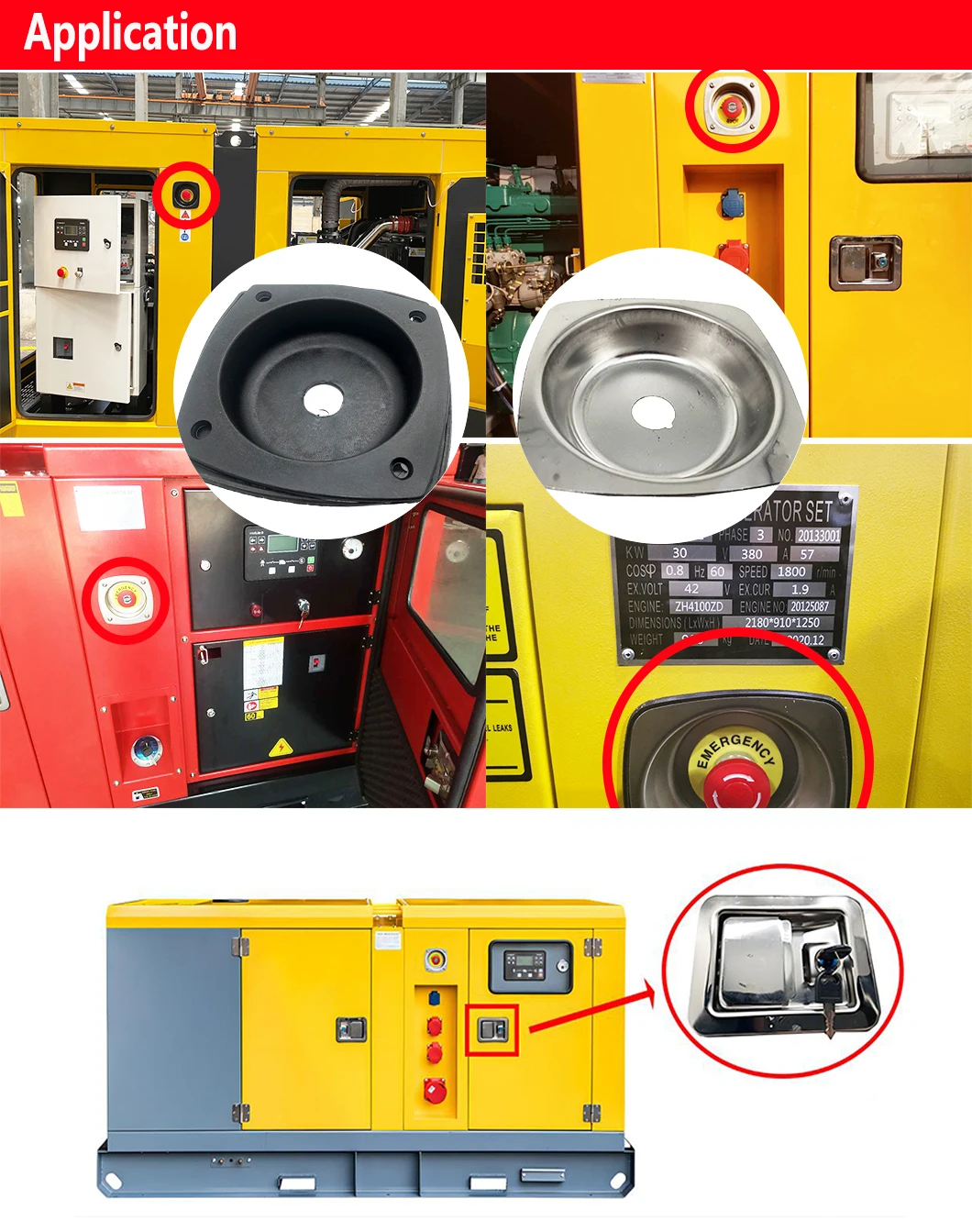 Anti Vibration Rubber Engine Mount for Diesel Generator OEM | Wholesale