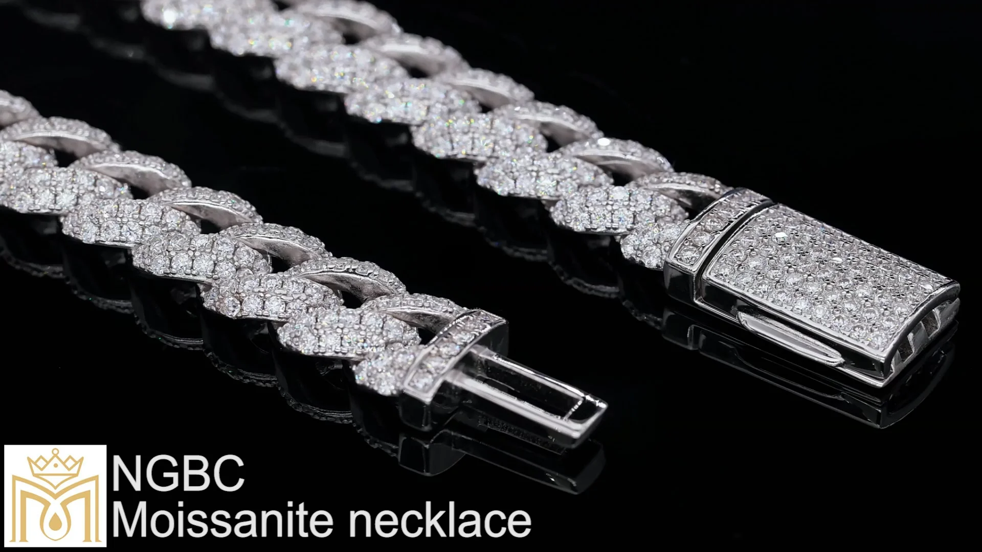 Hot Sale Drop Shipping 10mm 2rows Vvs Moissanite Iced Out Hip Hop ...