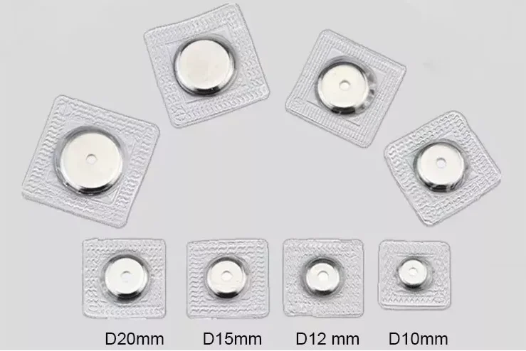 Monopole Fastener Hidden Magnetic Snap Magnet Button Round Sewable ...