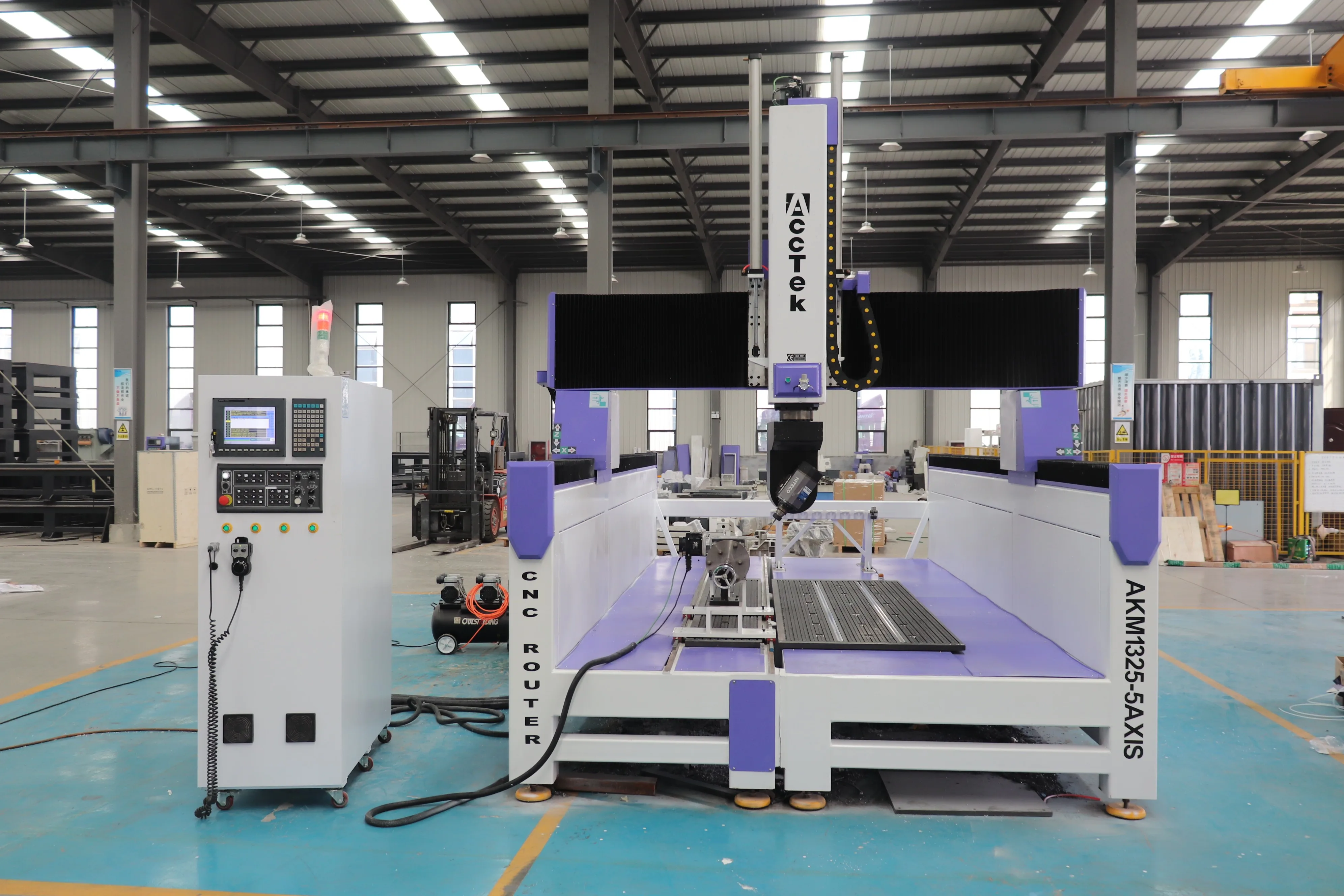 High Z Axis 5 Axis Cnc Router Woodworking Sculpture Statue Making ...