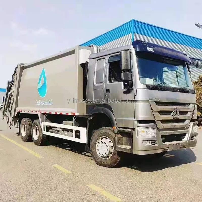 Africa Market 4x2 10m3 Detachable Container Compression Garbage ...