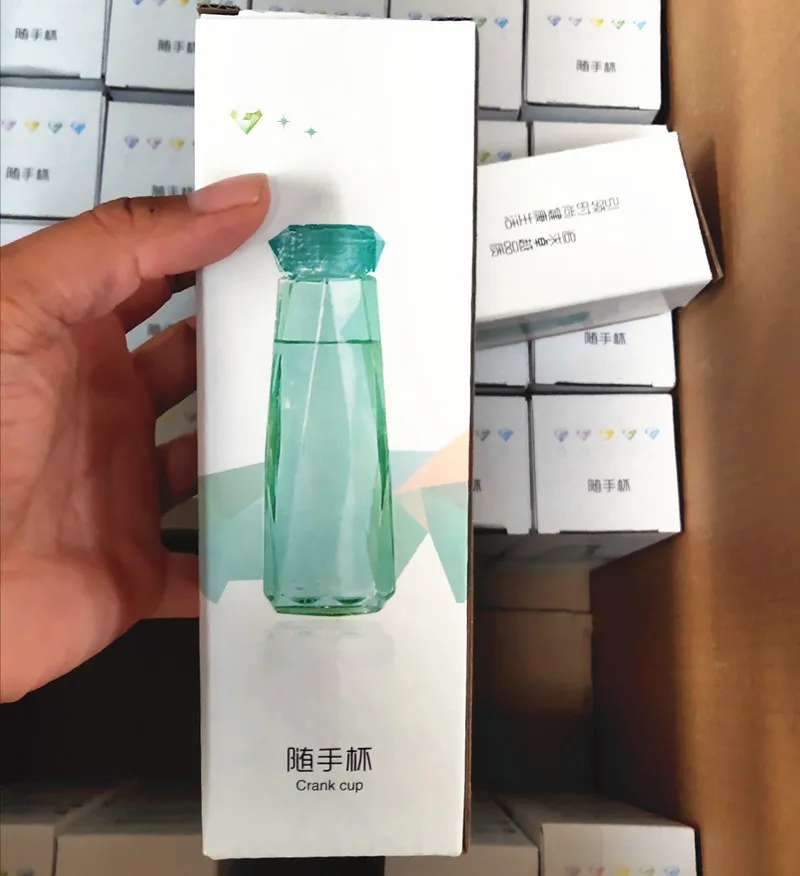 Transparent Crystal Diamond Cup - Perfect for Outdoor Drinking