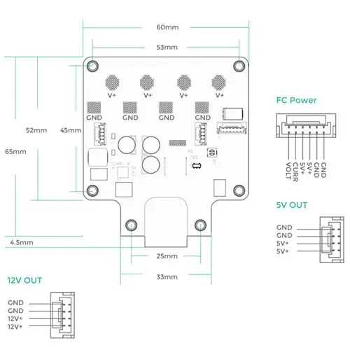 Cuav Cpbd Pro High Voltage Power Distribution Board V5 Version For ...