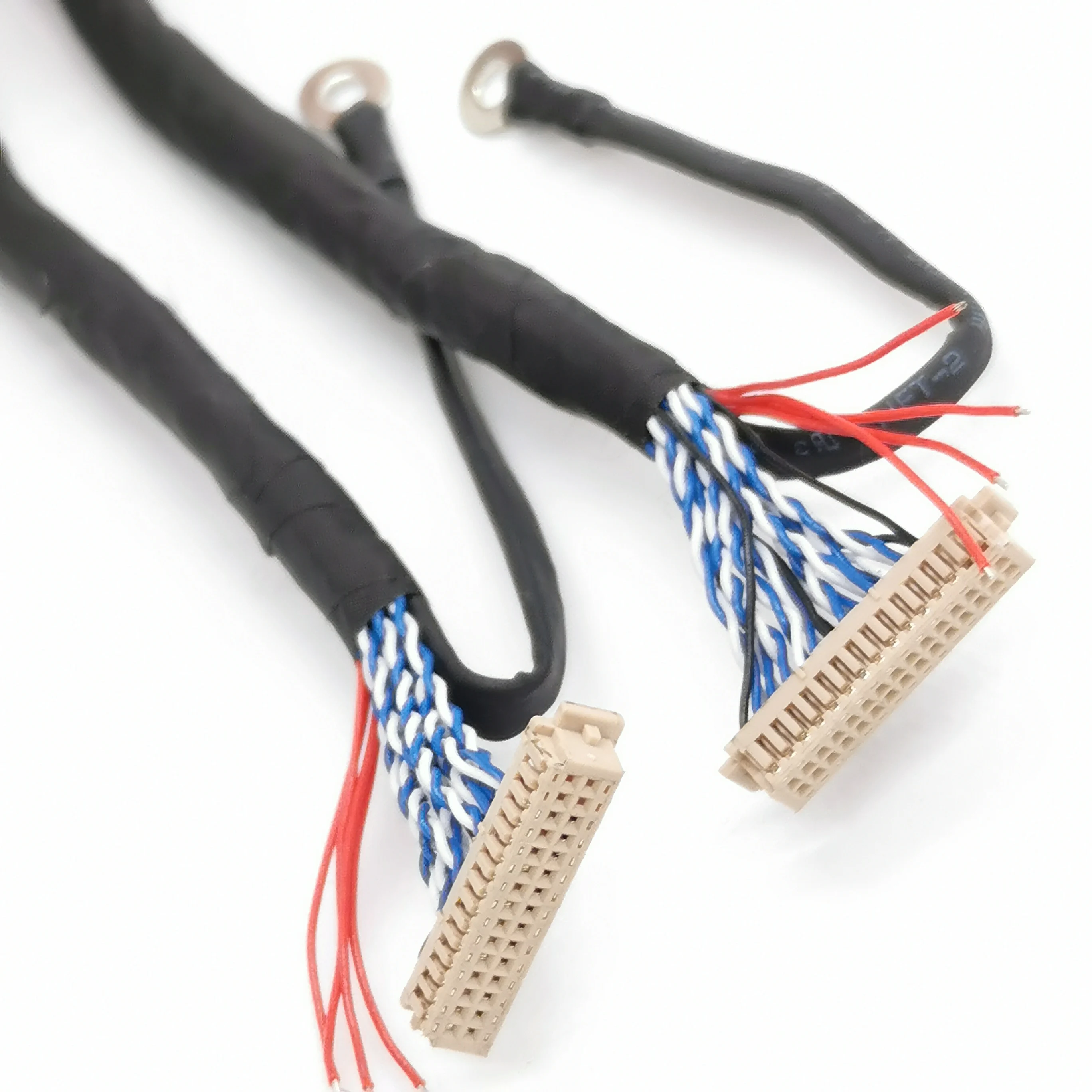 Ul20274 Hirose Df13 40pin至hirose Df14带圆形lvds电缆 - Buy Custom Lcd Tv Lvds ...