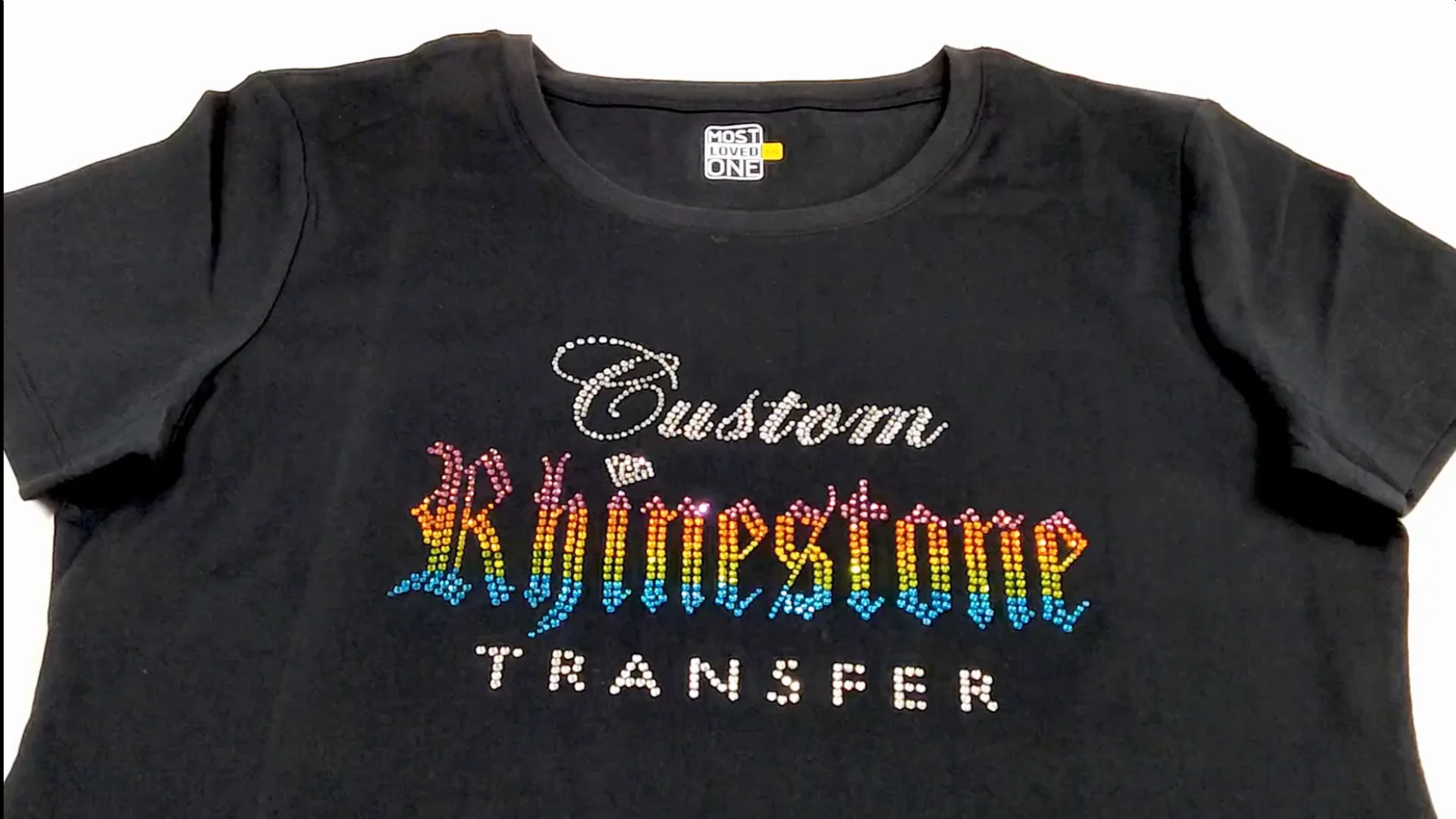 Custom Designs Heat Transfer Rhinestone Transfer T-shirt Bulk Hot Fix ...