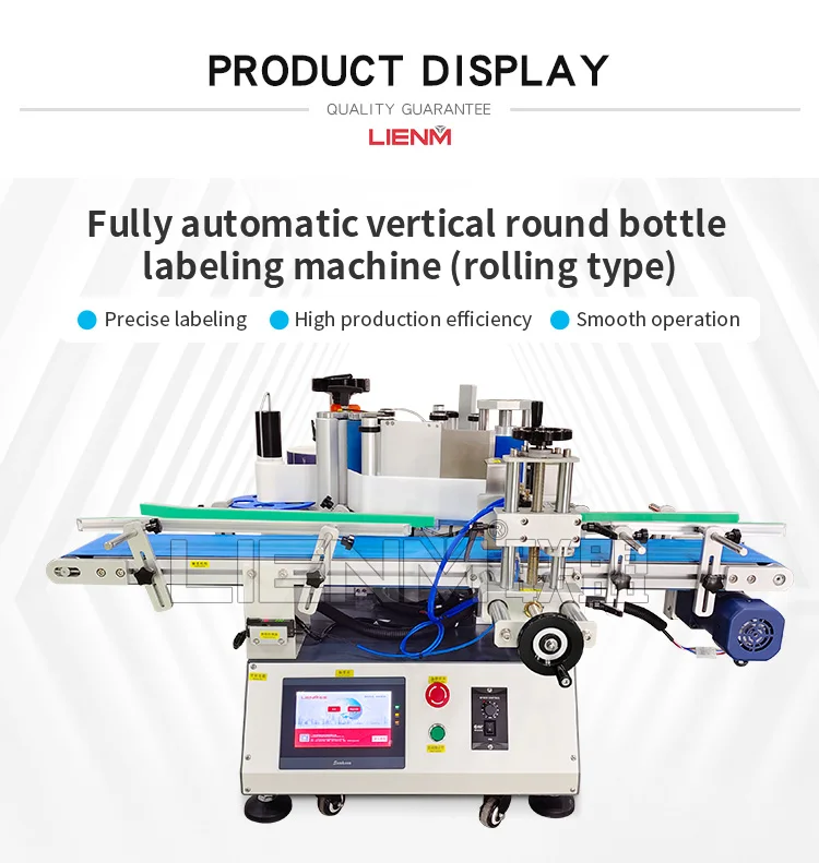 LIENM Semi Automatic Labeling Machine for Round Bottles