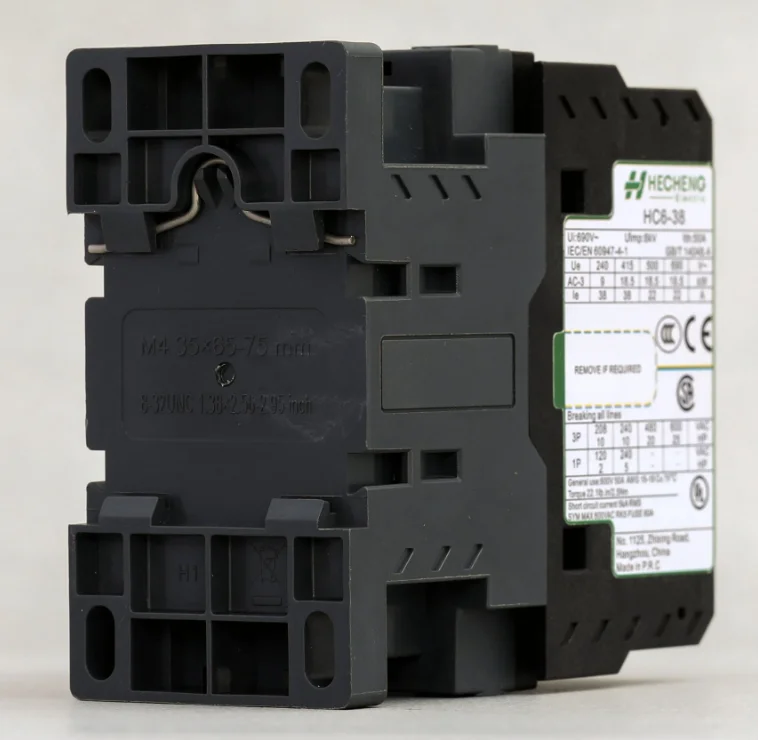 Contactor Magnético Iec Contactor Eléctrico De Ca 3p 38a 48vac 220vac ...