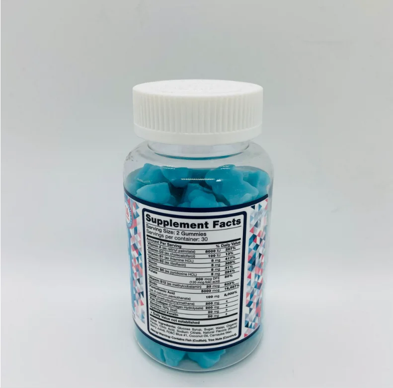 Private Label Vitamin And Supplements Bear Vegan Biotin Collagen ...