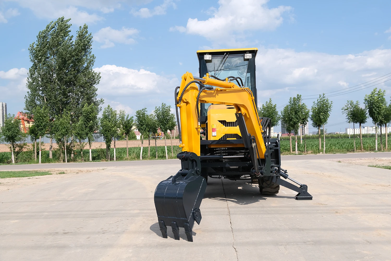 Backhoe Excavator Loader MEL10-20 Backhoe Loader Construction Work ...